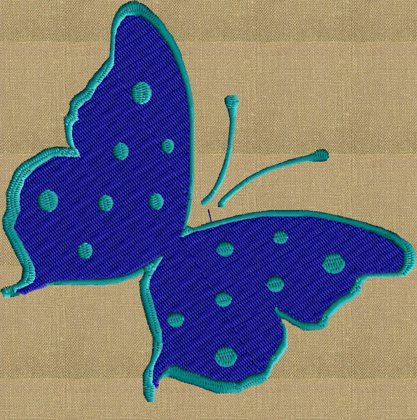Butterfly - EMBROIDERY DESIGN file - Instant download Exp Jef Vp3 Pes ...