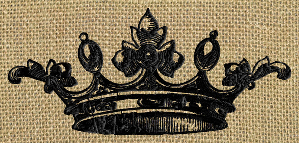 Victorian Edwardian Crown Embroidery Design EMBROIDERY DESIGN FILE ...