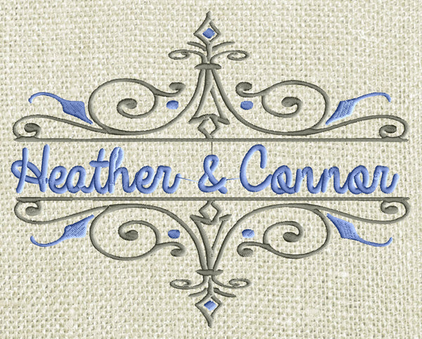 Font Frame Monogram Embroidery Design - Font not included - EMBROIDERY ...